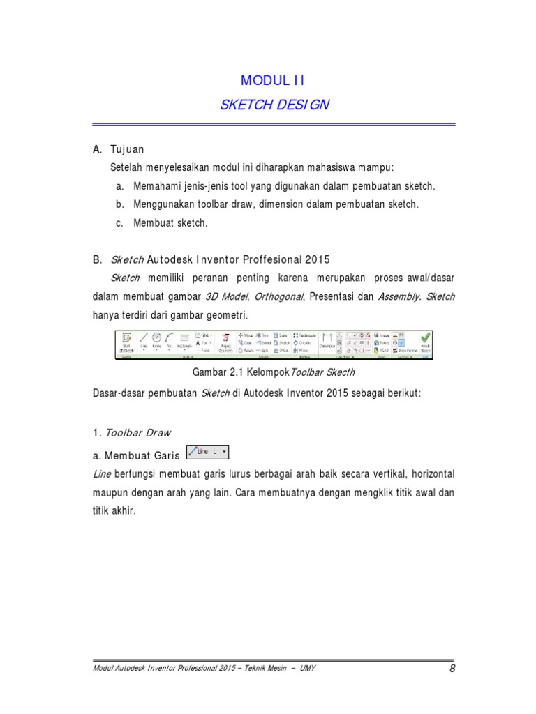 Materi Sketch 2d - Compressed | PDF | Komputer