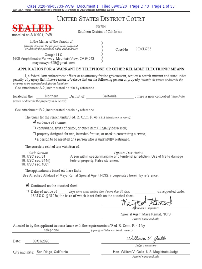 Search Warrant Application Overview | PDF | Apple Inc. | Internet
