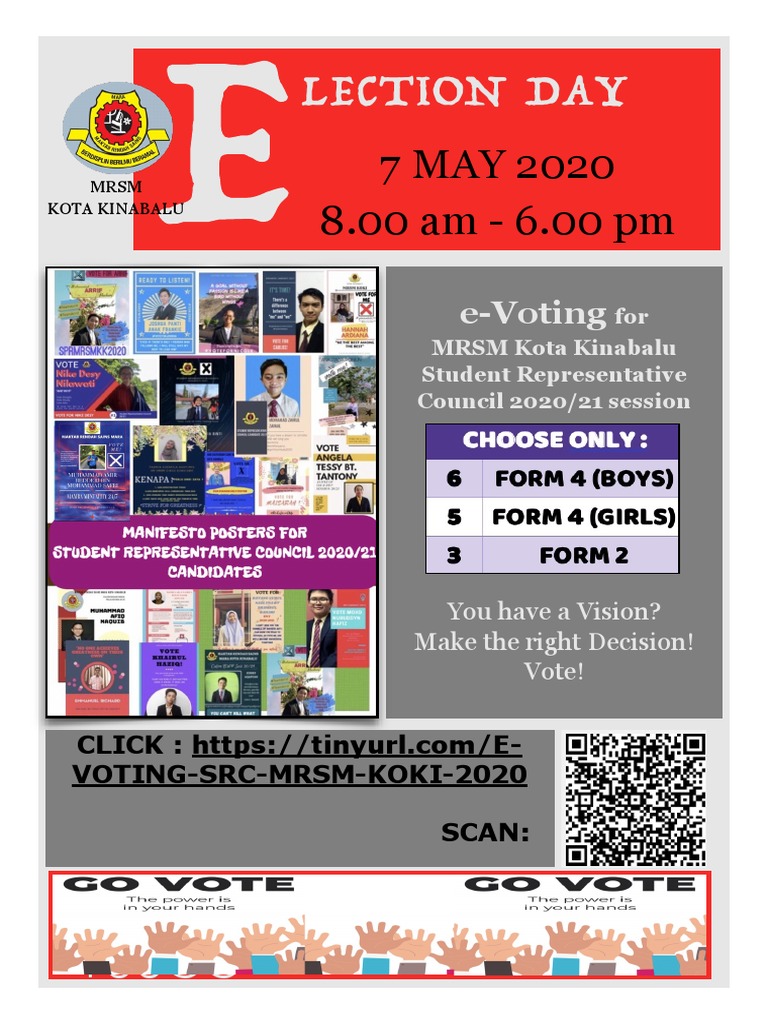 MRSM Kota Kinabalu e-Voting 2020 | PDF
