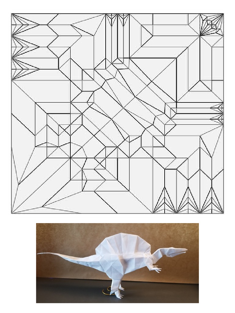 Origami Spinosaurus | PDF