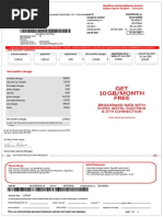 Airtel Broadband Bill | PDF | Invoice | Cheque