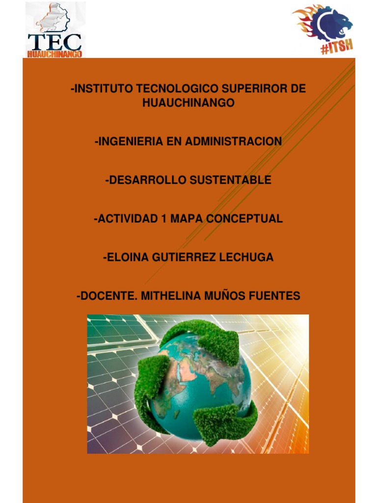 Mapa Conceptual Desarrollo Sustentable Pdf
