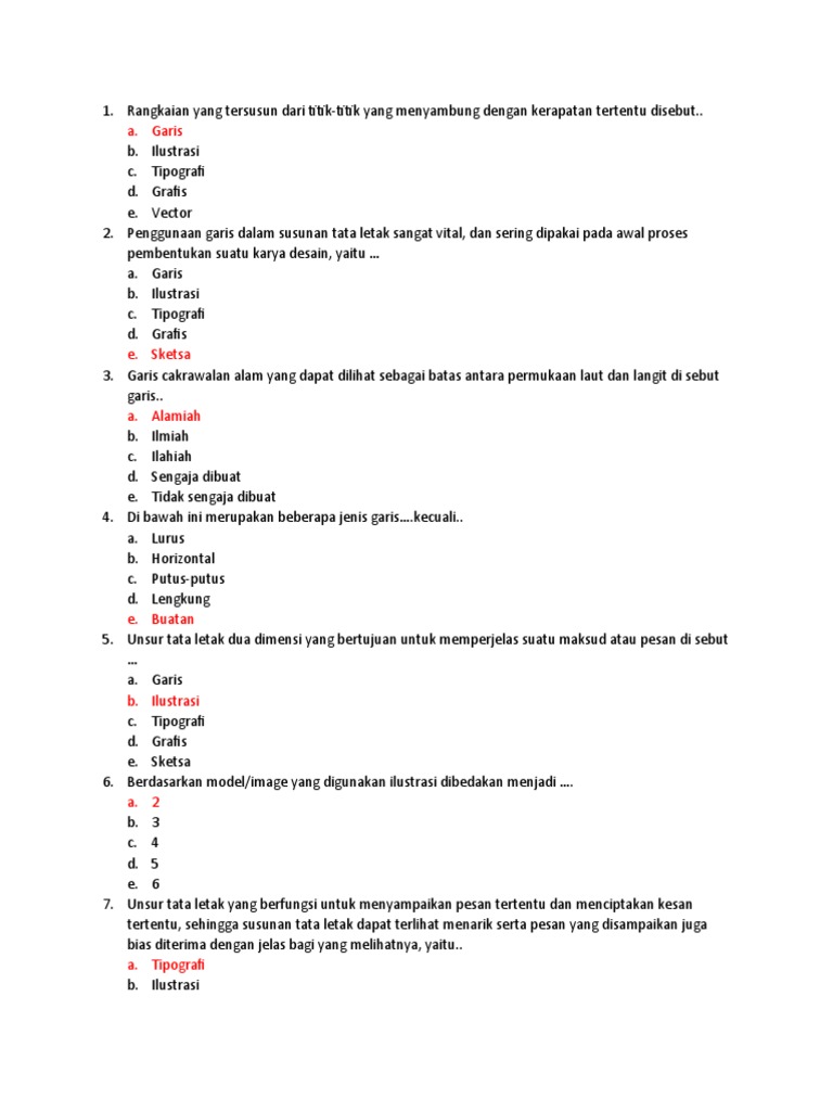 Soal UTS 1 DDG 10 | PDF