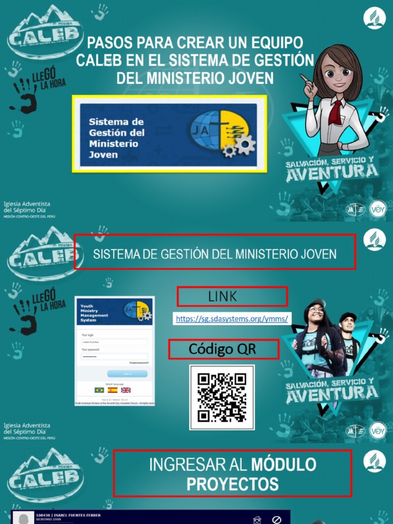 Pasos para Crear Un Equipo Caleb 2021 en El SGMJ | PDF