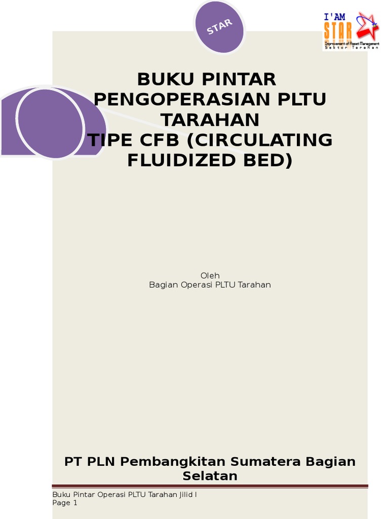 Panduan Operasi PLTU Tarahan CFB | PDF