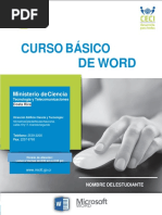 Manual de Microsoft Word 2016 | PDF | Microsoft Word | Informática