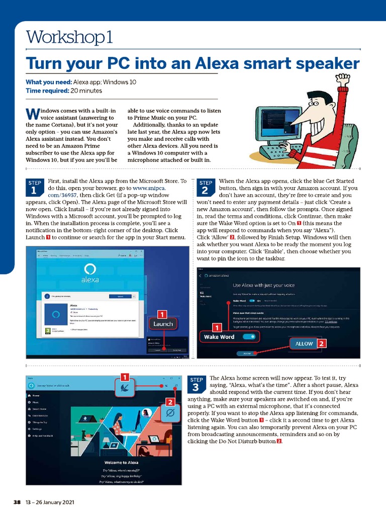 Turn Your PC Into An Alexa Smart Speaker. | PDF
