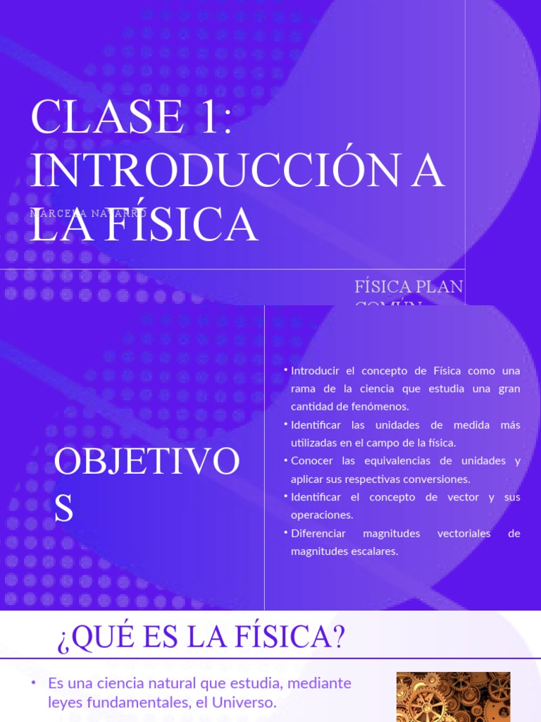 Clase 1 Introducción A La Física | PDF | Vector Euclidiano | Física