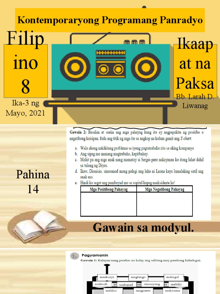 Kontemporaryong Programang Panradyo | PDF