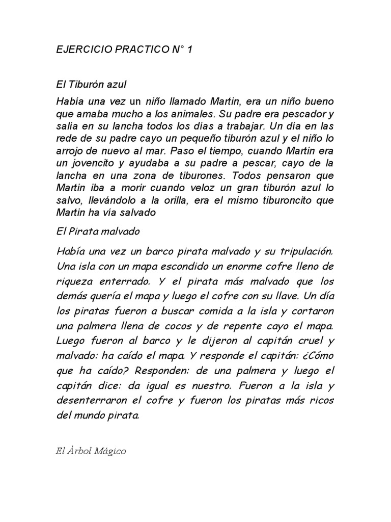 Ejercicio Practico 1 | PDF | Adultos jóvenes