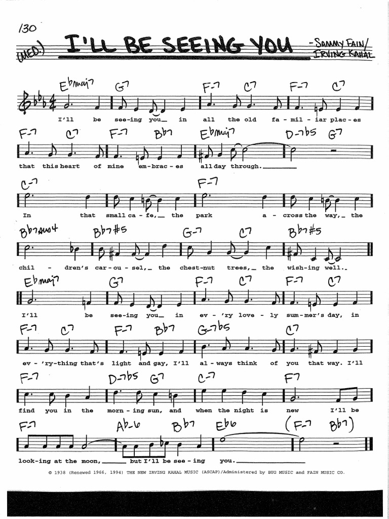 Ill Be Seeing You | PDF