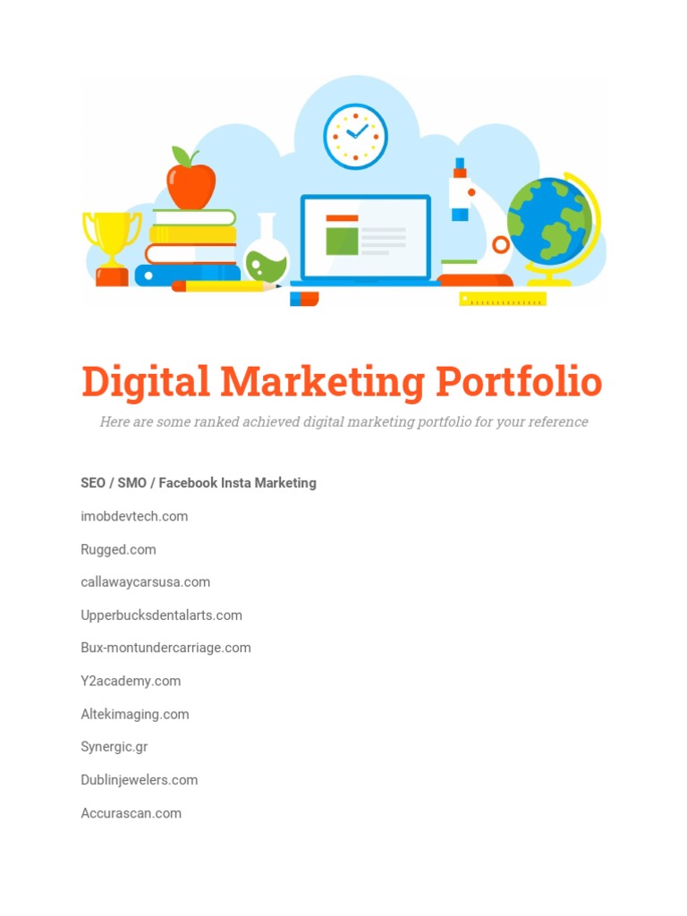 Digital Marketing Portfolio | PDF