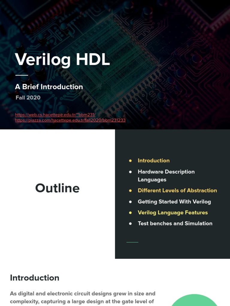 Verilog Tutorial | PDF | Hardware Description Language | Electrical Engineering