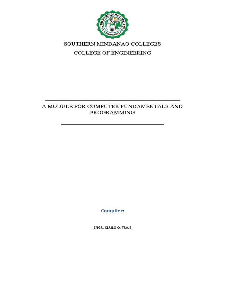 ES114 Computer Programming | Download Free PDF | Computer Data Storage | Computer Programming