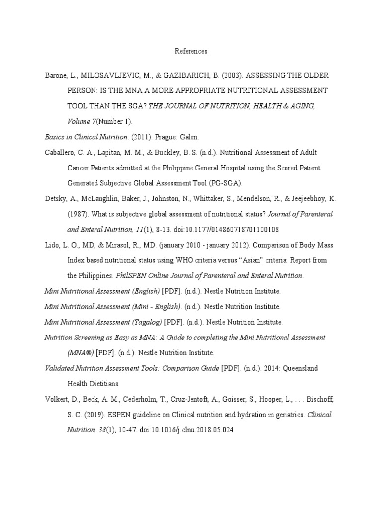 Mna Sga Alpha Pdf