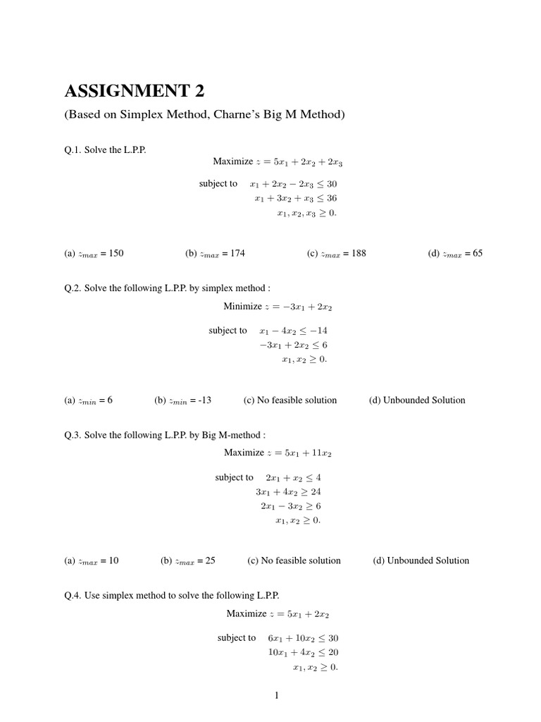 Week2 Assignment Solutions Pdf Computer Science Combinatorial Optimization