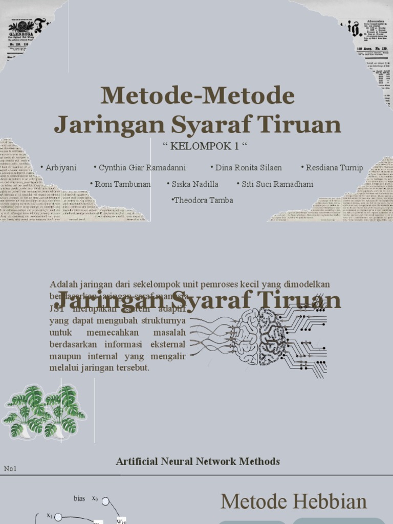 Metode Jaringan Syaraf Tiruan | PDF