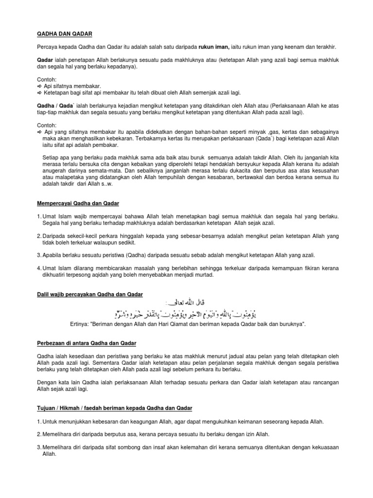 Nota Tauhid | PDF