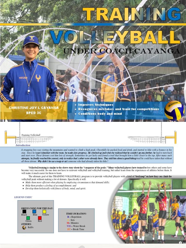 Sports Training Program-Sample | PDF | Volleyball | Hiking