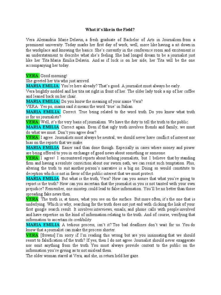 Storytelling Script | PDF | Truth | Idealism