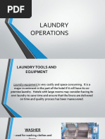 Hotel Laundry Operations Flowchart | PDF | Washing Machine | Laundry