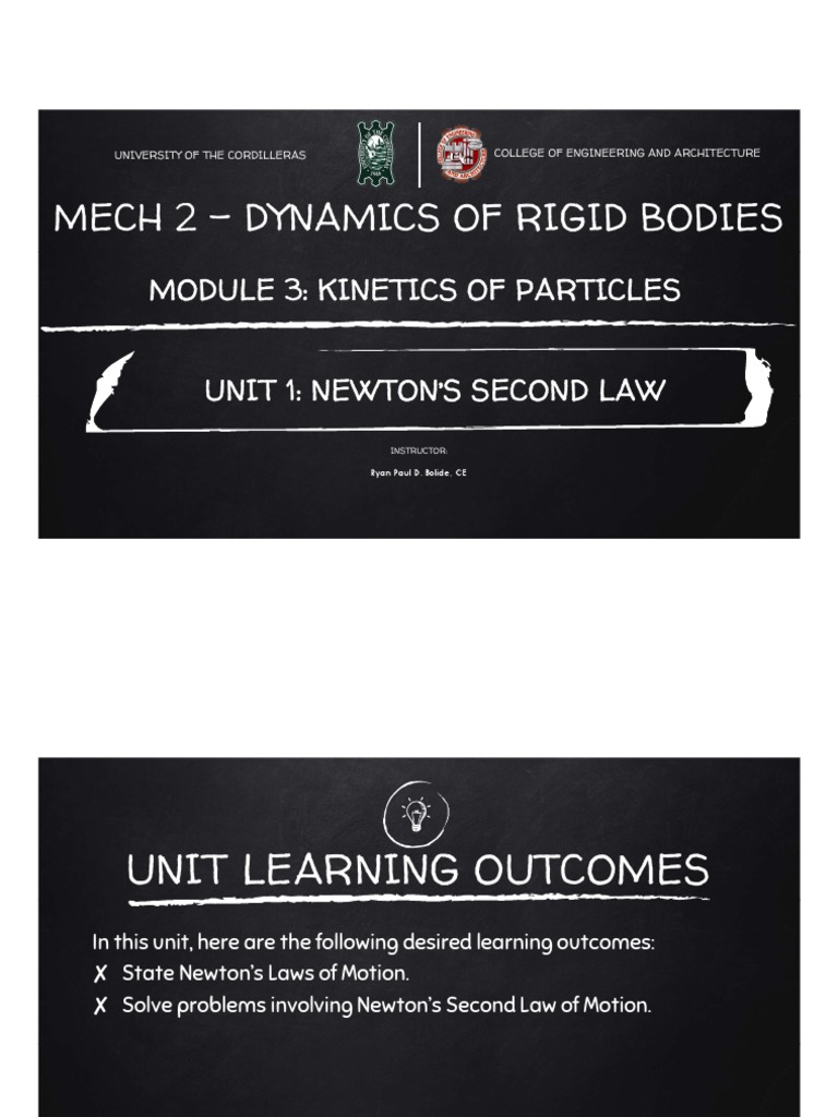 Newton's Second Law and Dynamics | PDF | Force | Friction