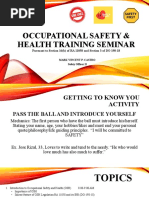 Bosh So1 Training Module | PDF | Occupational Safety And Health | Risk