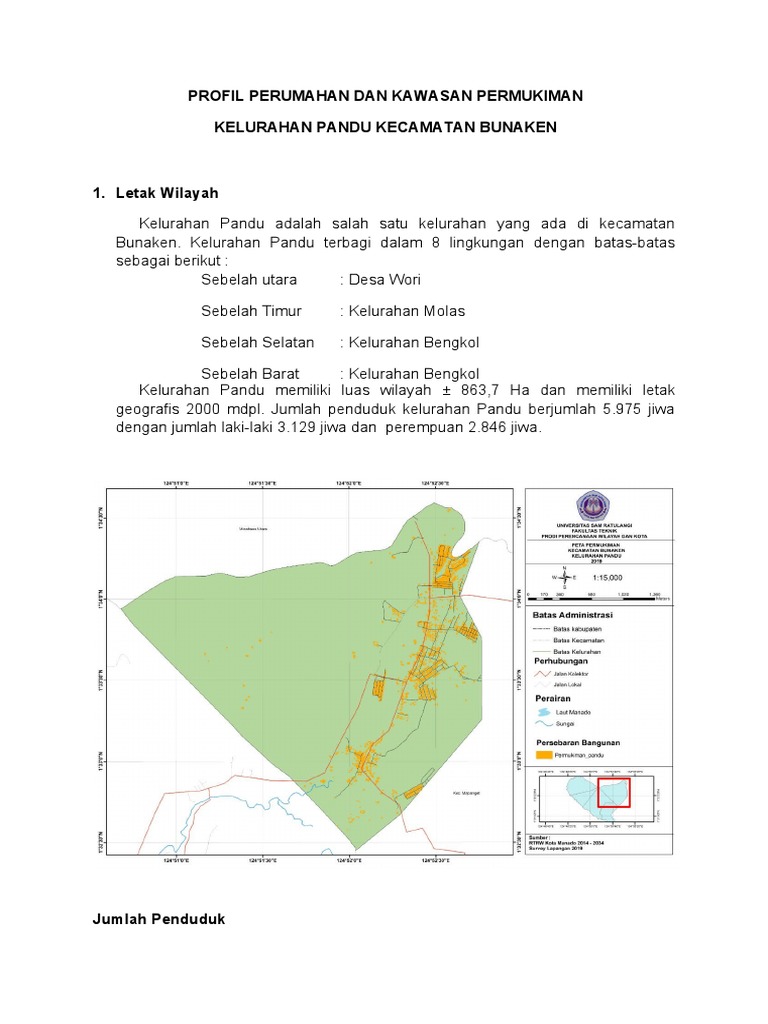 Profil Perumahan Dan Kawasan Permukiman | PDF