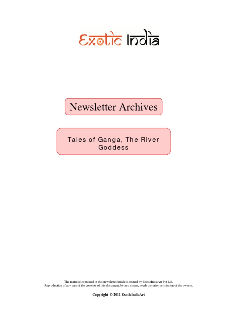 Tales of Ganga - The River Goddess | PDF | Hindu Mythology