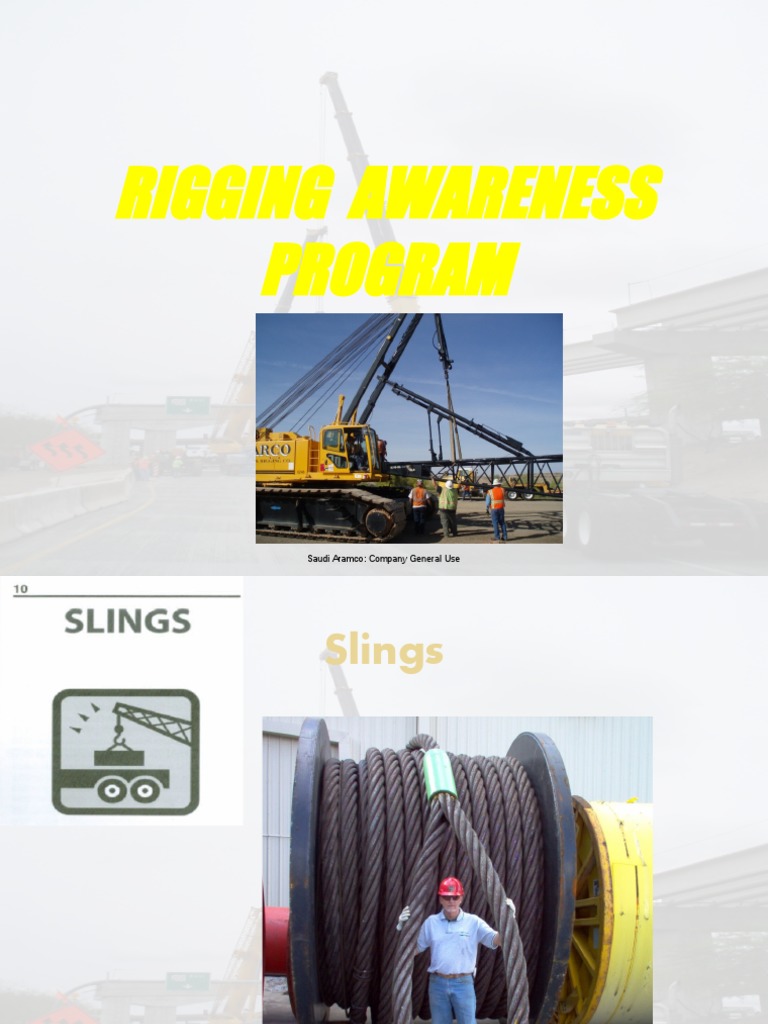 Rigging Awareness | PDF | Rope | Equipment