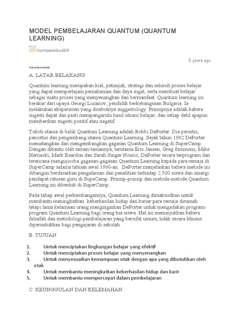 Quantum Learning | PDF