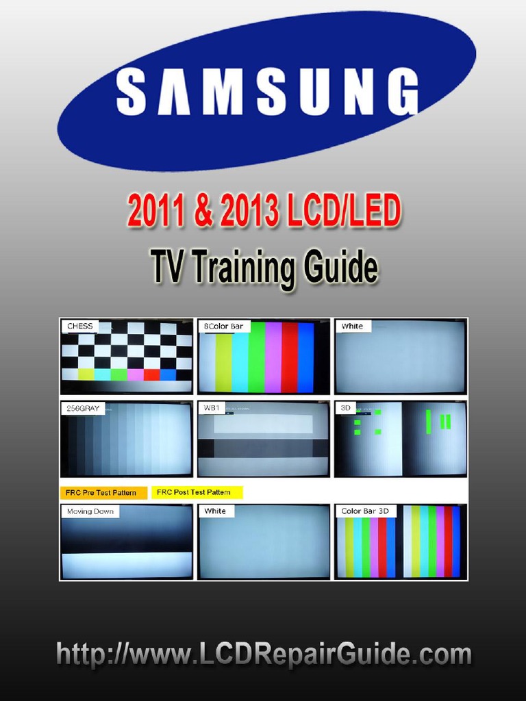 Samsung 2011 & 2013 LCD-LED TV Training Guide | PDF | Hdmi | Liquid ...