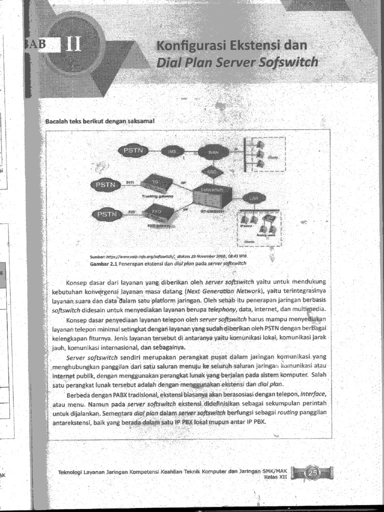 BAB II Konfigurasi Ekstensi Dan Dial Plan XII | PDF