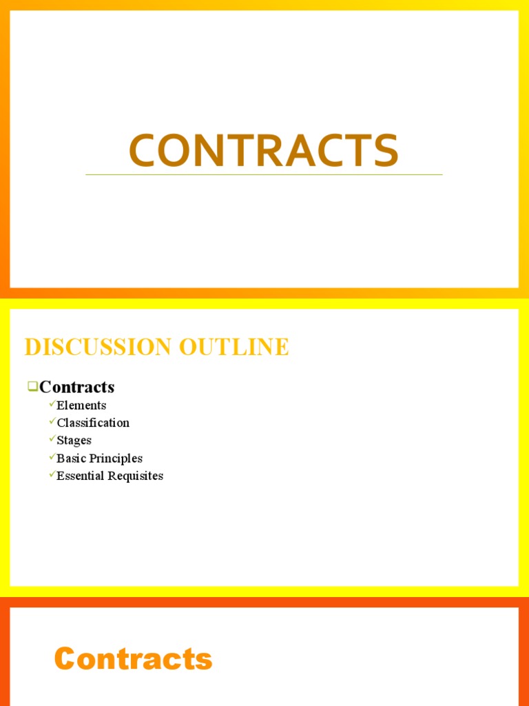 ObliCOn - Overview of Contracts | PDF | Offer And Acceptance | Mortgage Law