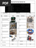 Lifting Equipment Inspection Checklist | PDF | Technology & Engineering