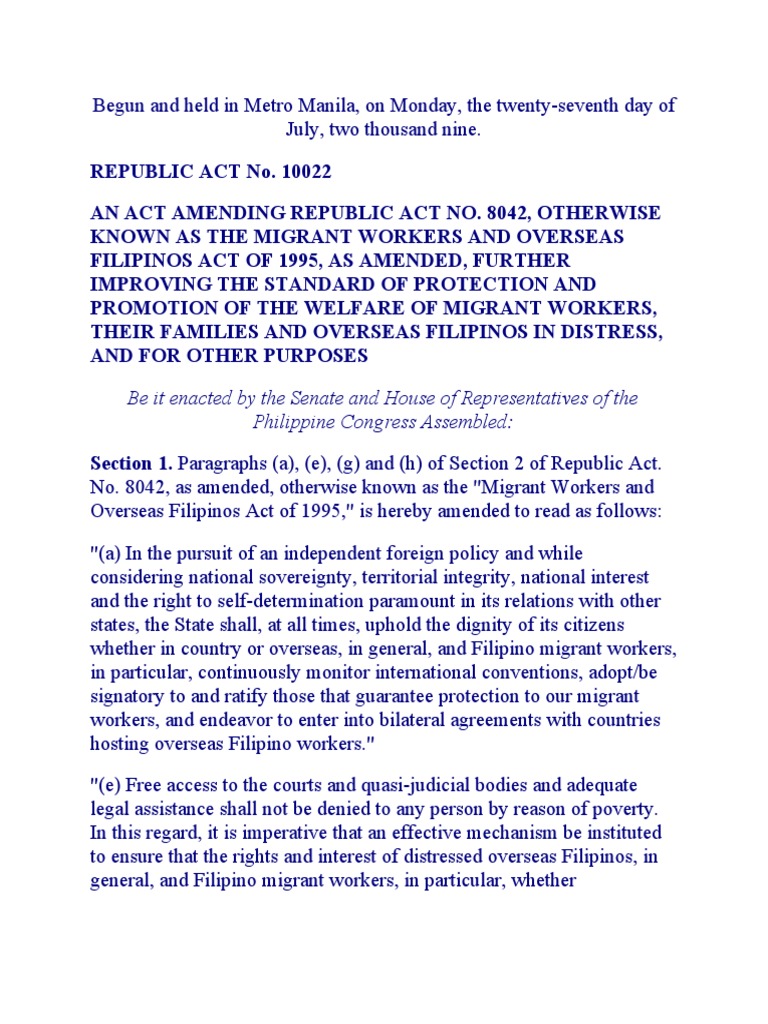 Ra 1002 | PDF | Economies | Justice