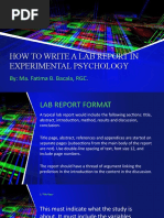 The IMRaD Format | PDF | Thesis | Theory