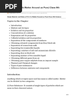 Class 9th Science Important Topics (Prashant Kirad) | PDF