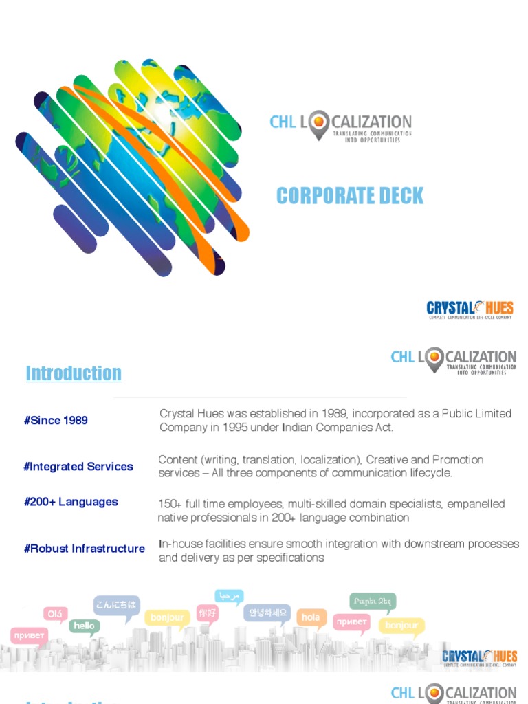 CHL Localization Deck | PDF | Translations | Advertising