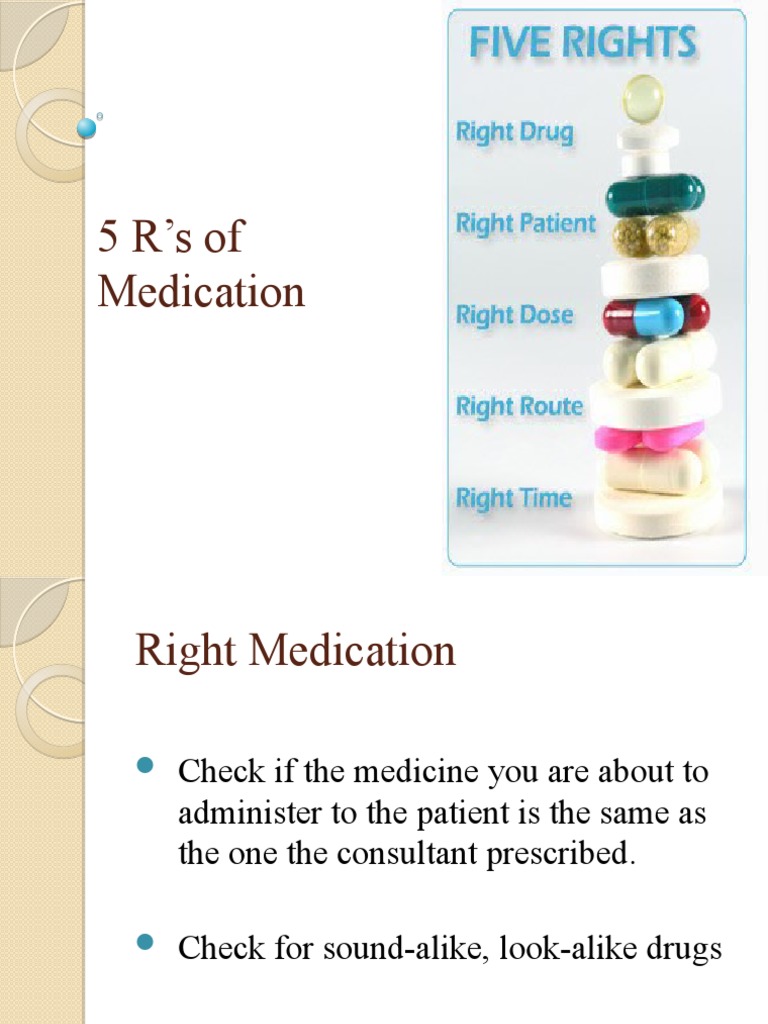 5 R's of Medication | PDF