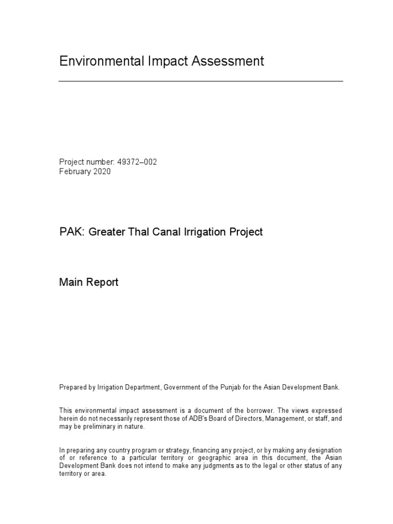 002 Eia en - 0 | PDF | Environmental Impact Assessment | Environment