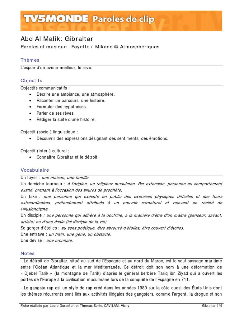 Gibraltar Abdalmalik | PDF