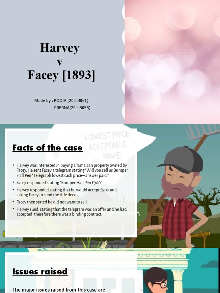 Legal Case Harvey V Facey | PDF | Government | Legal Concepts
