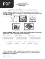 Esp Activity Sheet Grade 2 | PDF