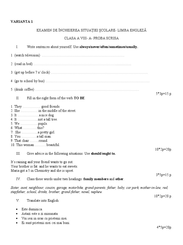 CL 8 Engleza Corigenta | PDF | Linguistic Typology | Language Mechanics