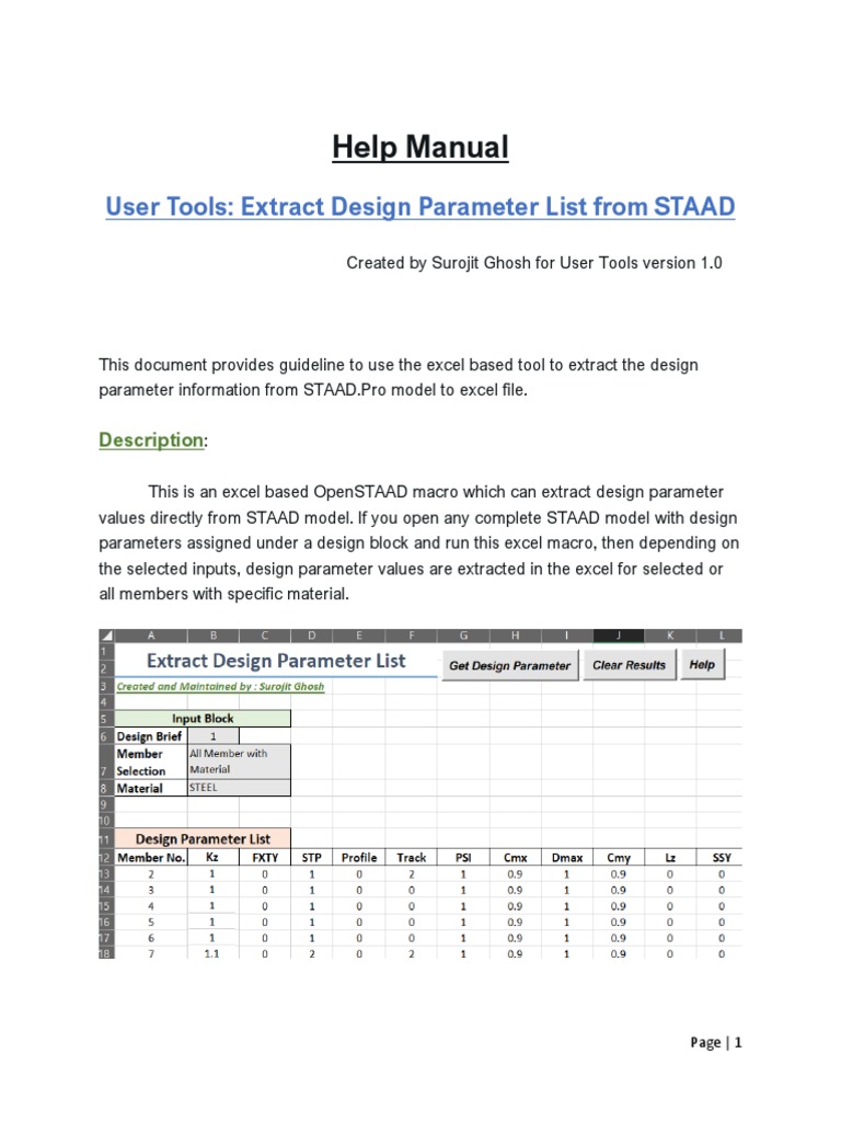 User Tools Manual-Extract Design Parameter List | PDF | Parameter (Computer Programming ...