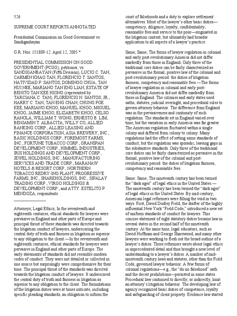 ESCRA of Legal Profession Cases | PDF | Lawyer | Practice Of Law