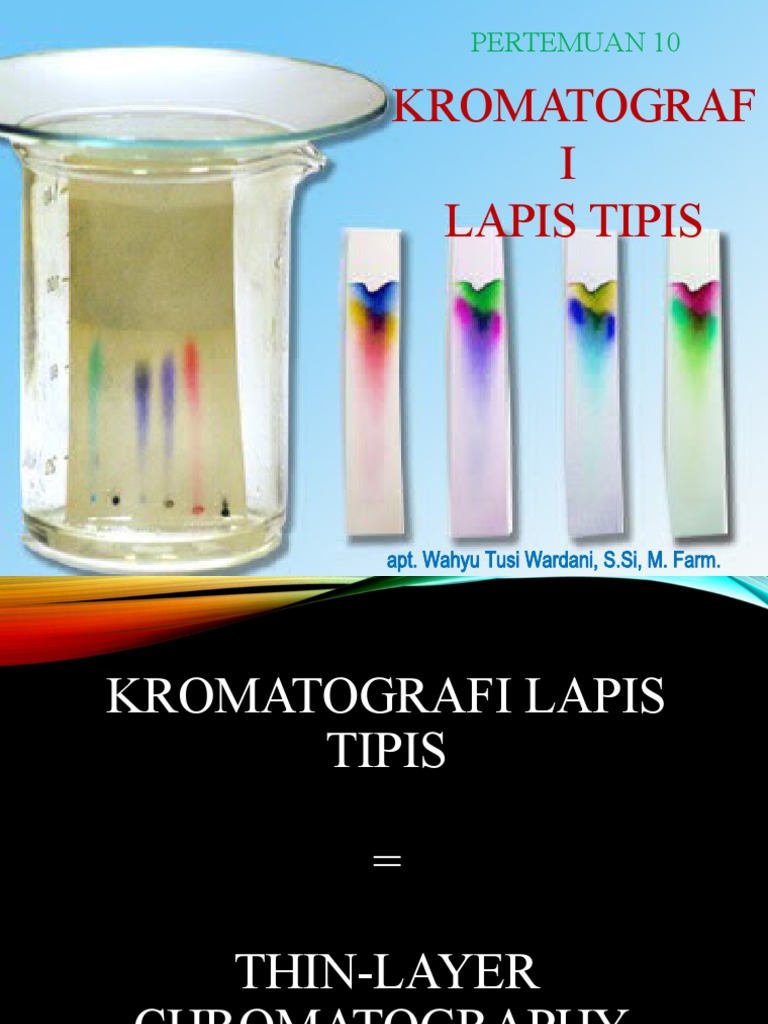 Kromatografi Lapis Tipis: Prinsip dan Aplikasi | PDF