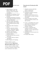 Algoritma Flowchart Membuat Mie Instan | PDF | Memasak, Makanan, & Anggur