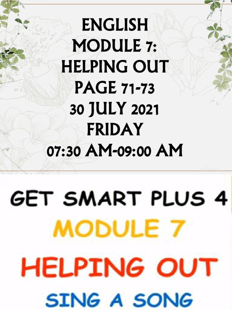 Year 4 English 30 Julai 2021 | PDF | Language Arts & Discipline